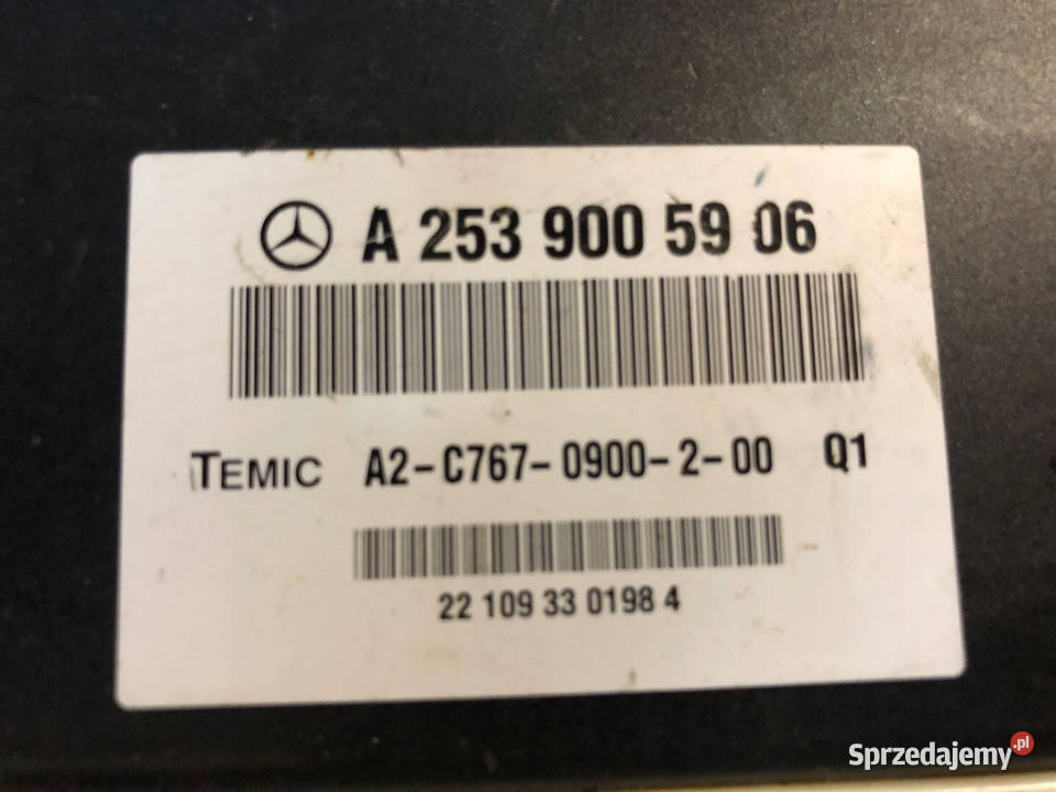 MERCEDES W253 STEROWNIK ZAWIESZENIA 2539005906 Murzynowo - Sprzedajemy.pl