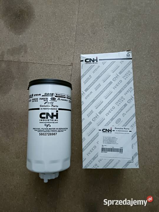 Filtr paliwa New Holland T6 T7 CASE 5802726987 CNH Niedrzwica Kościelna ...