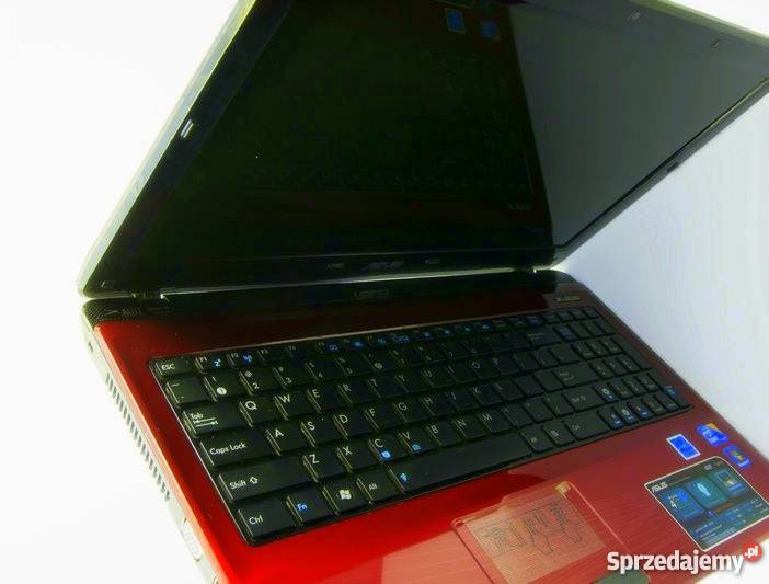 Laptop Asus A52f czerwony 3GB Ram 320 GB jak nowy Ostrów Wielkopolski ...