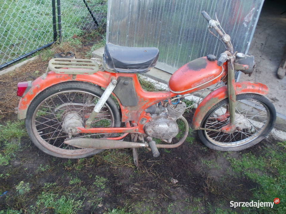 Romet Ogar T1 3 biegi z dokumentami OC biała tablica i Komar Żnin ...