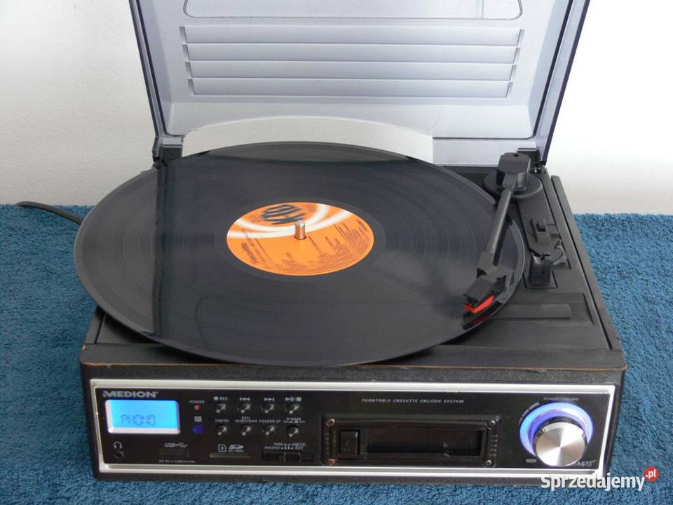 Gramofon USB mp-3 mag wzm. głośniki. WYSYŁKA Jasło - Sprzedajemy.pl