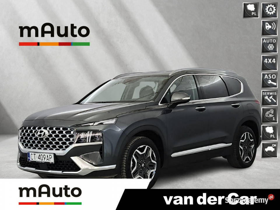 Hyundai Santa Fe 1.6 T-GDI HEV Executive ! Z Polskiego Salonu ! Faktura ...