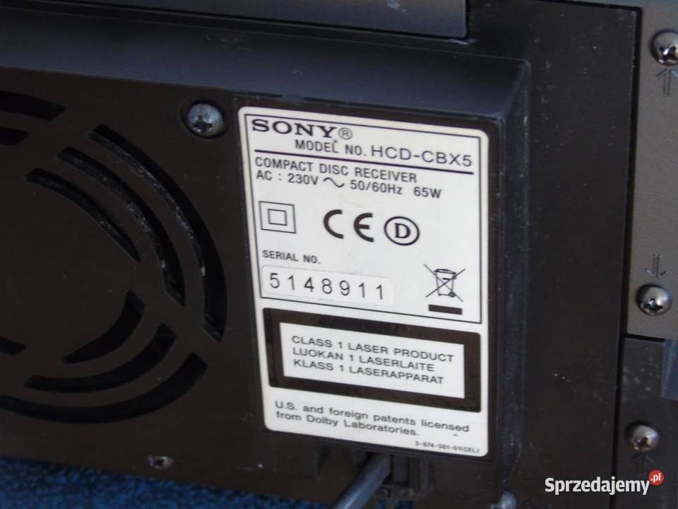 Amplituner Sony USB mp-3 CD RDS AUX. WYSYŁKA. Jasło - Sprzedajemy.pl