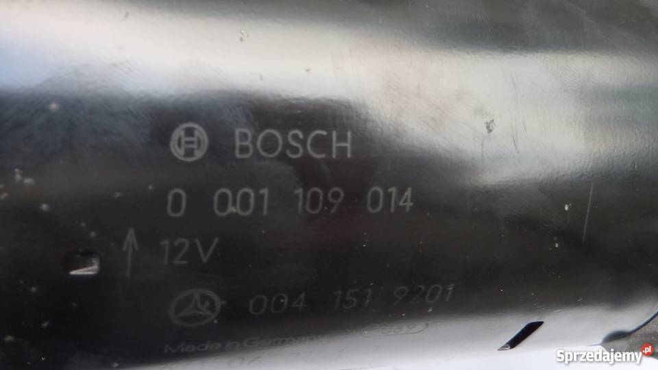 Rozrusznik MERCEDES Sprinter Vito 0001109014 ORG.BOSCH / MB Pszczyna ...