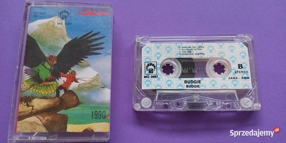 Budgie – Budgie - Z BŁĘDEM ! kaseta magnetofonowa 1990 Kraków ... Budgie – Budgie - Z BŁĘDEM ! kaseta magnetofonowa 1990 Kraków ...