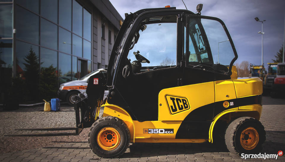 Wózek widłowy terenowy JCB TLT35D TLT35 4x4 2009r ładowarka Kęty ...