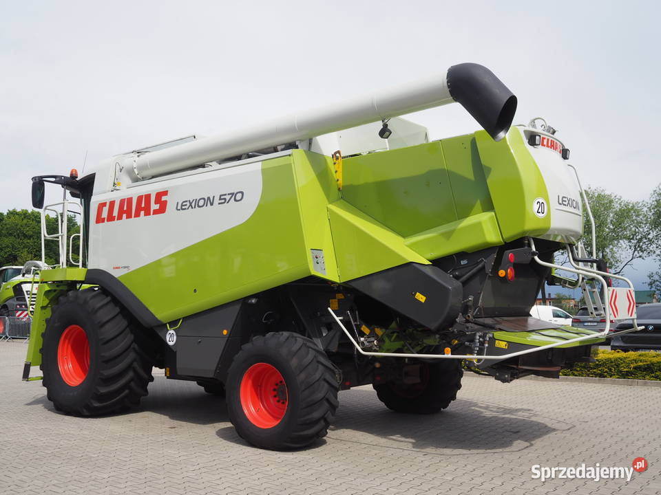 Claas Lexion 570 4WD + V750 Kombajn zbożowy, rotorowy, Auto Pilot ...