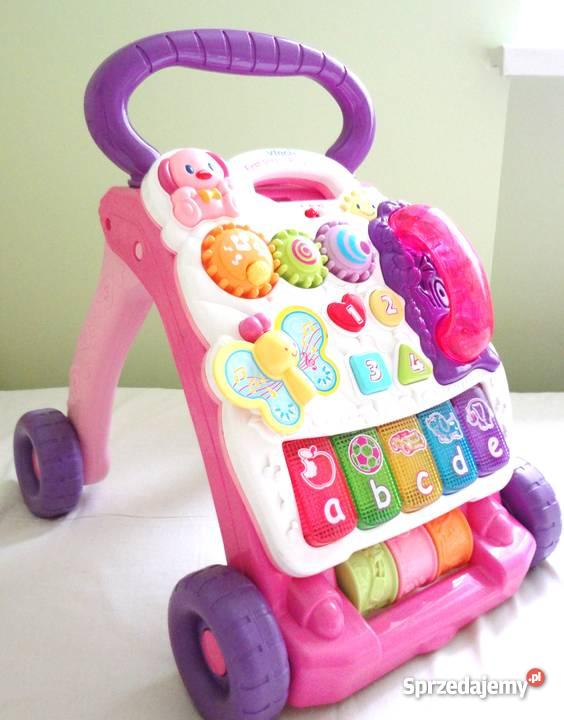 VTech Interaktywny Chodzik Pchacz Różowy SaNdRa - Sprzedajemy.pl