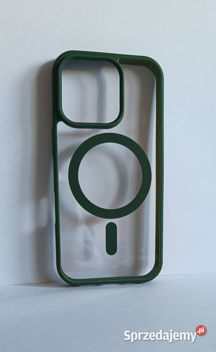 Etui Case Przezroczyste Z Magsafe Zielone Iphone 16 Pro Częstochowa