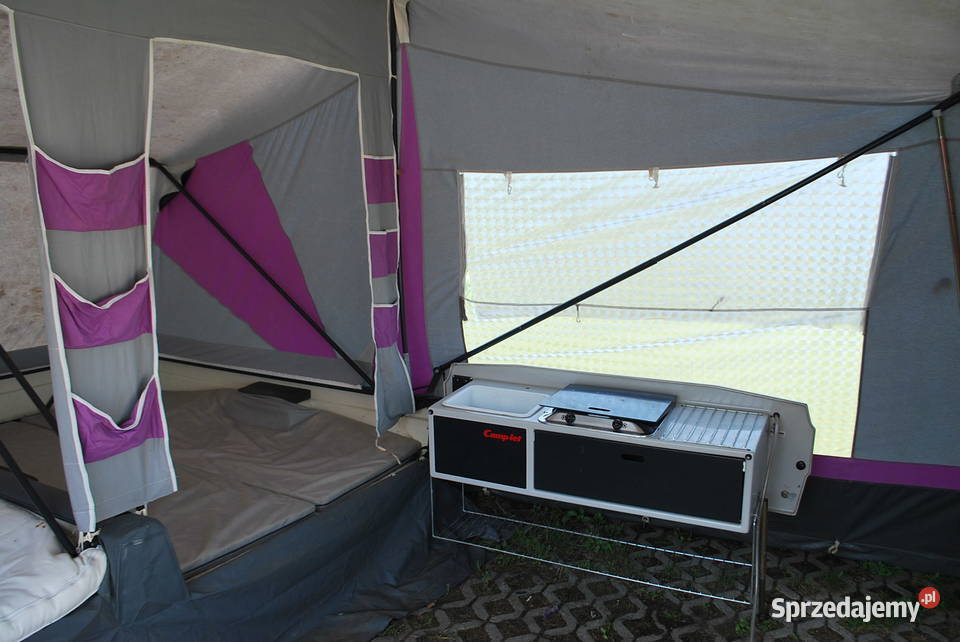PRZYCZEPA KEMPINGOWA NAMIOTOWA CAMP-LET LUX APOLLO Grzebowilk ...