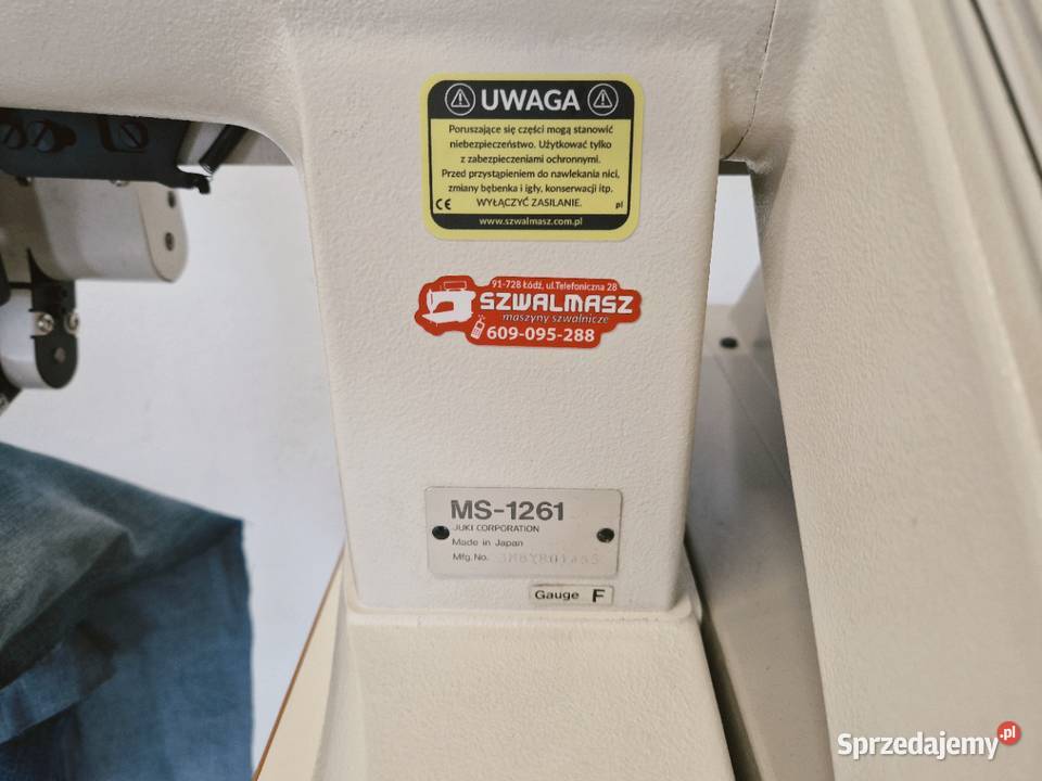 Ramieniówka JUKI MS-1261 z pulerem - maszyny szwalnicze Łódź - Sprzedajemy.pl