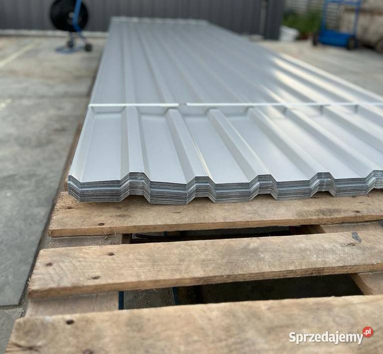 Blacha trapezowa T18 z FILCEM antykondensacyjnym - SREBRNA- Koło - Sprzedajemy.pl