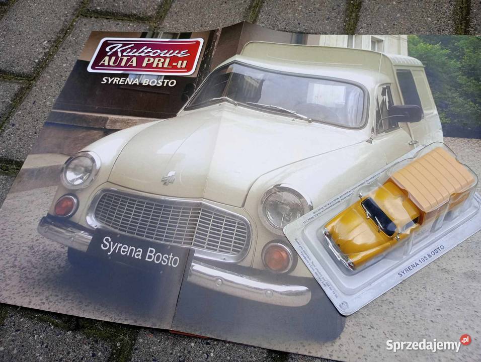 SYRENA 105 BOSTO Kultowe auta PRL 1:43 deagostini model KOLEKCJA ...