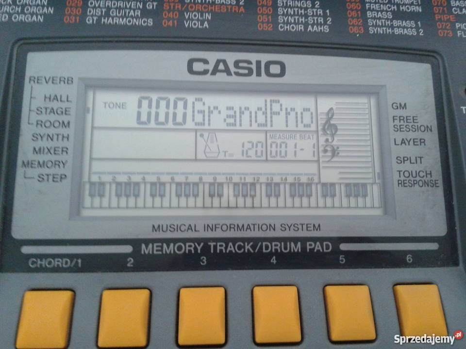Keyboard klawisze Casio CTK-601 + stojak + torba Piotrków Trybunalski ...