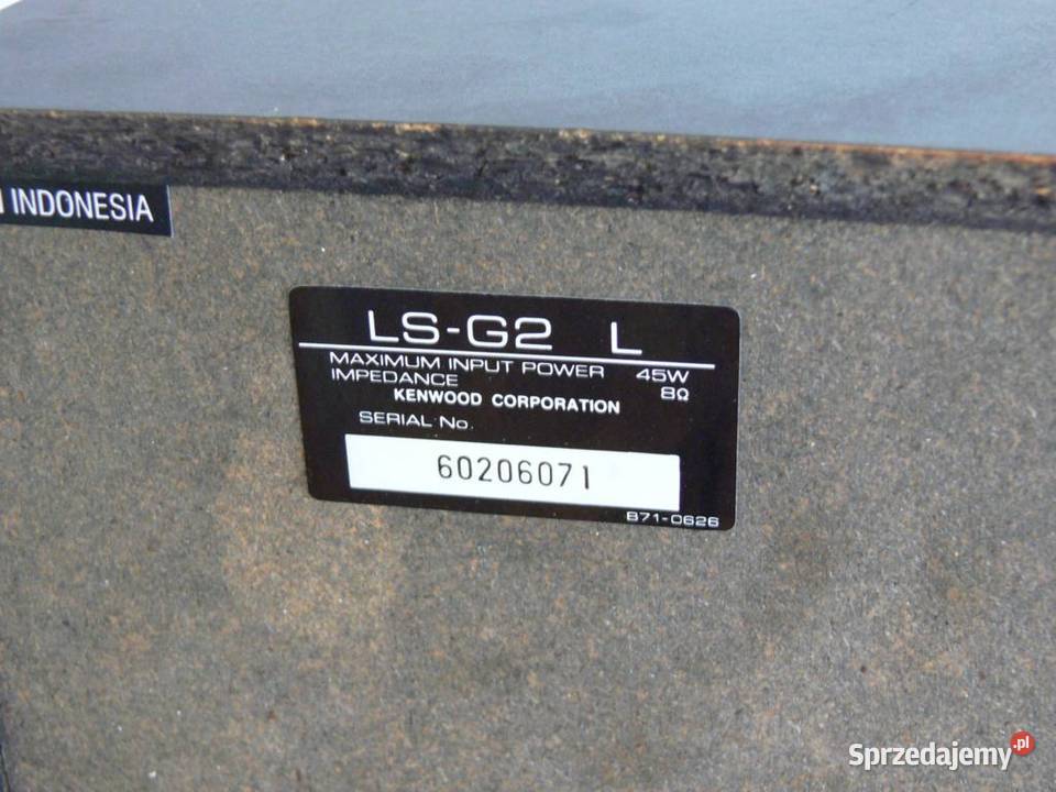 Kolumny Kenwood LS-G2 sprawne 8 ohm. WYSYŁKA. Jasło - Sprzedajemy.pl