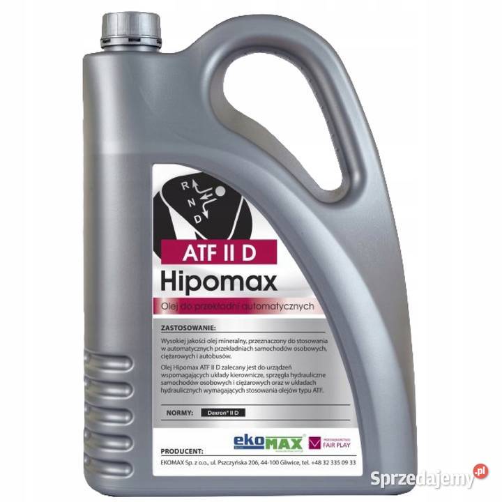 Ekomax Hipomax ATF II D 5L Olej przekładniowy Dobrzyniewo Duże ...