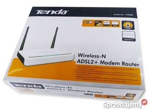 Tenda W300D router wifi 300Mbps z modemem ADSL Zambrów - Sprzedajemy.pl