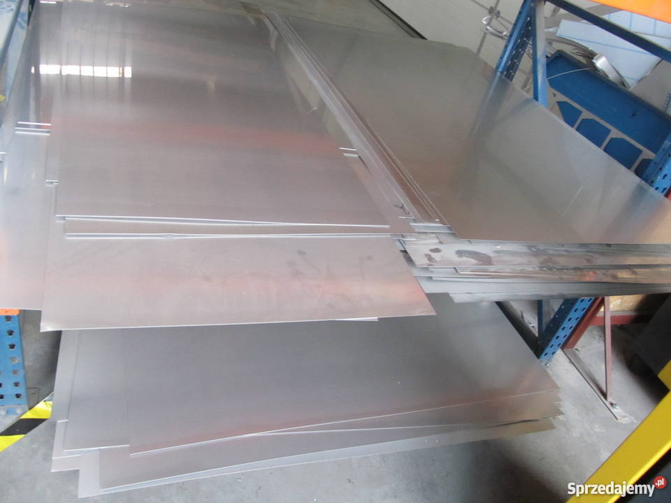 Blacha nierdzewna szczotkowana, 2B 304 L 304L. Grubość 0,8; Wrocław - Sprzedajemy.pl