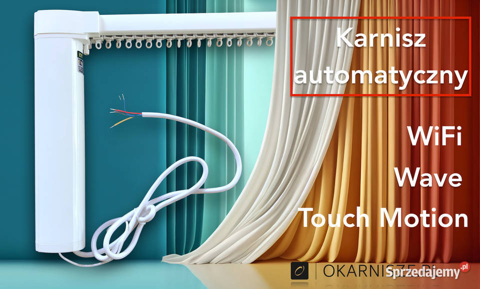 Karnisz elektryczny z Wave 600 - 649 cm Touch Motion Warszawa ...