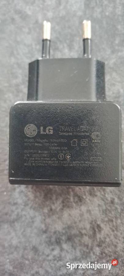 Oryginalna ładowarka sieciowa LG czarna Ząbki - Sprzedajemy.pl
