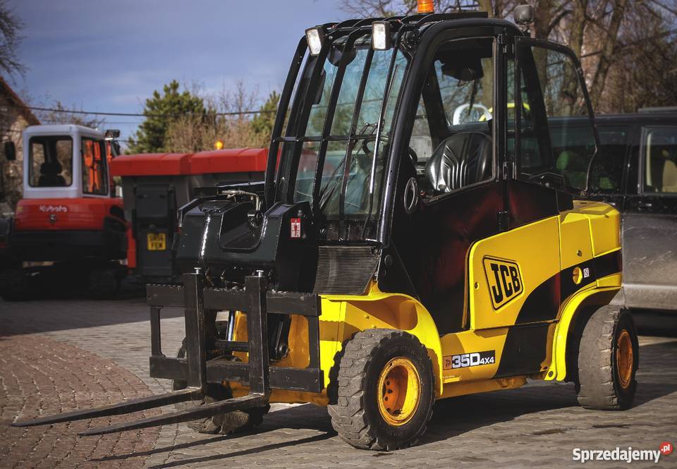 Wózek widłowy terenowy JCB TLT35D TLT35 4x4 2009r ładowarka Kęty ...
