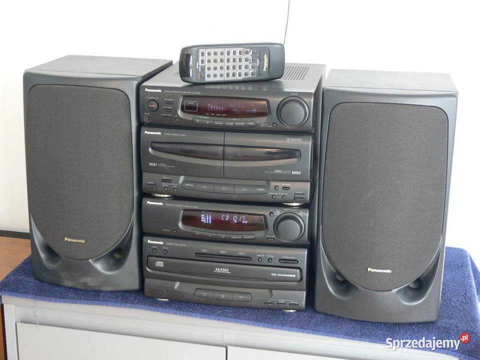 Wieża Panasonic SU-CH80 pilot kolumny. WYSYŁKA. Jasło - Sprzedajemy.pl