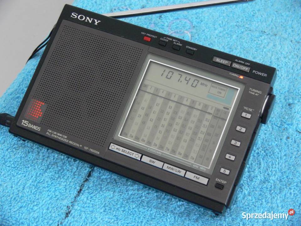 Radio globalne Sony ICF-7600DA 15 zakresów. WYSYŁKA. Jasło - Sprzedajemy.pl
