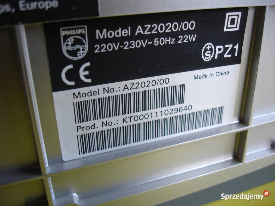Radiomagnetofon z CD PHILIPS AZ-2020 Zielona Góra - Sprzedajemy.pl