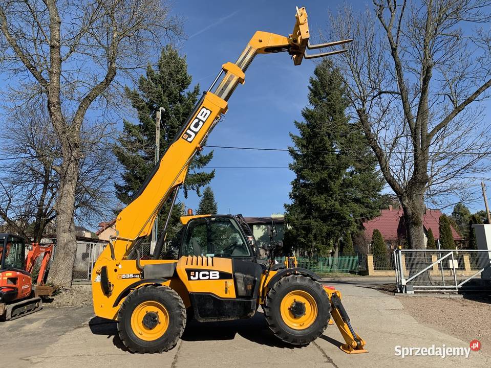 Ładowarka teleskopowa JCB 535-125 nowe opony 12 metrów UDT Niepołomice ...