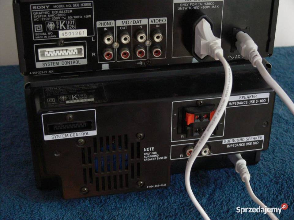 Wieża Sony MHC-3800.pilot korektor. WYSYŁKA. Katowice - Sprzedajemy.pl