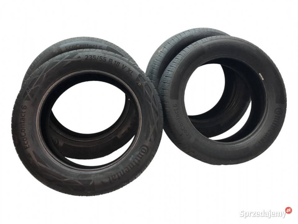 4x Opony letnie Continental EcoContact 6 235/55 R18 104V XL 2020r. 2022r. … Skarżysko-Kamienna ...