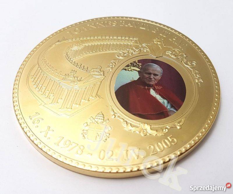 Jan Paweł II Papież Moneta Medal ZŁOTO Banknot Zestaw Kompl. Sosnowiec ... Jan Paweł II Papież Moneta Medal ZŁOTO Banknot Zestaw Kompl. Sosnowiec ...