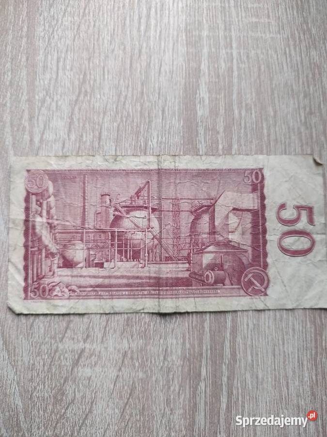 Banknot 50 Koron Czechosłowackich Patdesiat 1964 Białystok - Sprzedajemy.pl Banknot 50 Koron Czechosłowackich Patdesiat 1964 Białystok - Sprzedajemy.pl