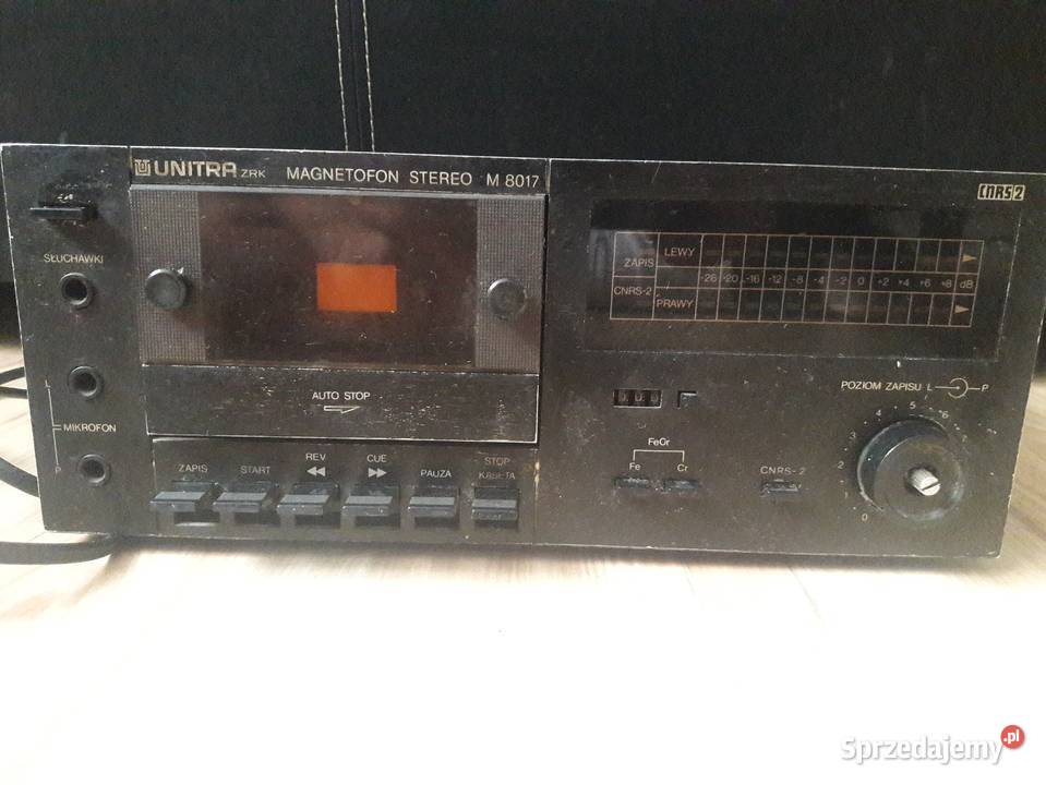 Magnetofon UNITRA ZRK M8017, Magnetofon Stereo, Kaseciak,PRL Gliwice ...