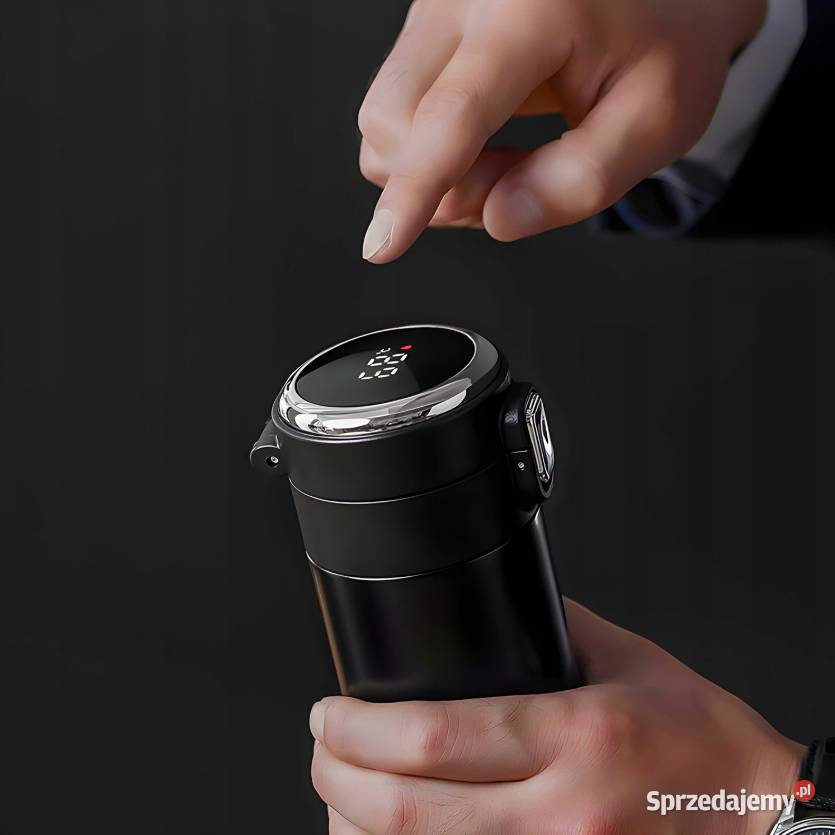 Kubek termiczny termos z USTNIKIEM 420ml wyświetlacz LED Warszawa - Sprzedajemy.pl