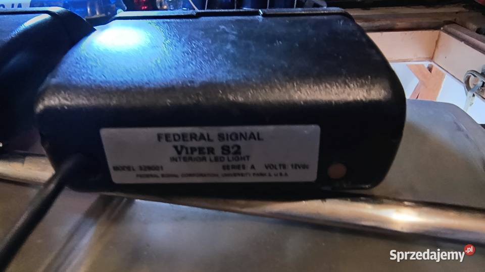 Federal Signal Corporation Viper S2 lampa kierunkowa jak Elektra Gamet ...