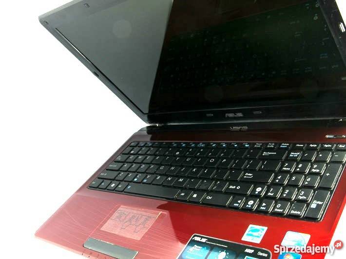 Laptop Asus A52f czerwony 3GB Ram 320 GB jak nowy Ostrów Wielkopolski ...