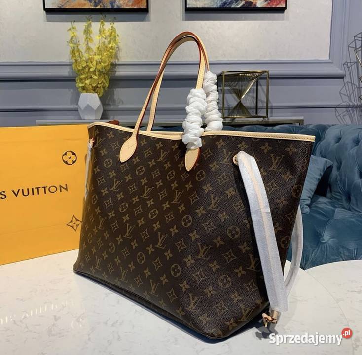 Torebka damska LV Louis Vuitton Neverfull GM monogram skora naturalna Rzeszow Sprzedajemy.pl