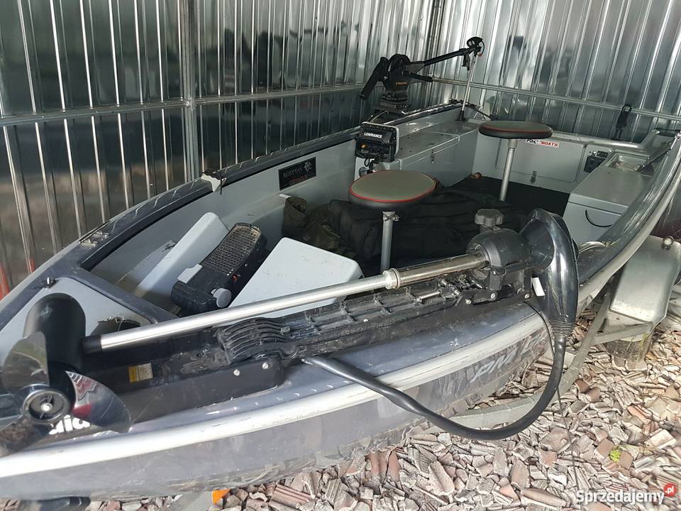 Lodka wedkarska Lodka River Fox 390GPX z przyczepka Drawsko Pomorskie ...