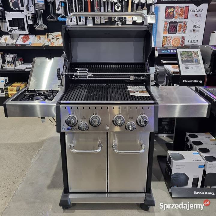 Grill gazowy Broil King Baron S490 WYPRZEDAŻ EKSPOZYCJI Otrębusy ...