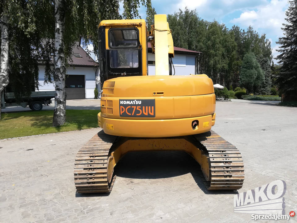 Koparka Gąsienicowa Komatsu PC75 U-2 7t JCB 8045 CAT 305 Ostrowiec ...