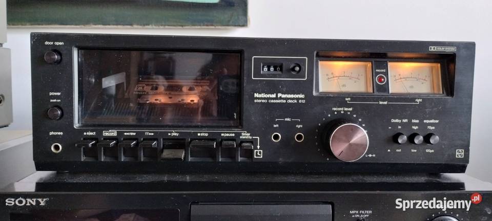 Magnetofon deck vintage National Panasonic 612US Warszawa - Sprzedajemy.pl