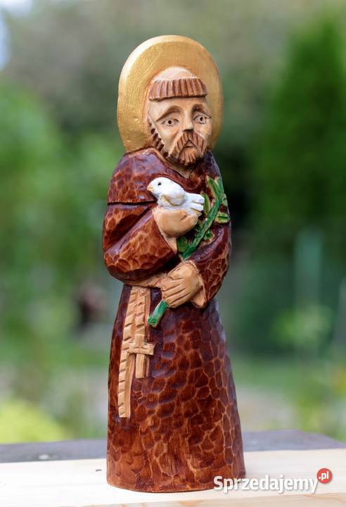Św. Franciszek rzeźba ludowa Gniezno - Sprzedajemy.pl