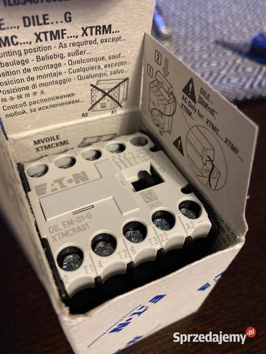NOWY Stycznik mocy EATON DIL EM-01-G (24VDC) XTMC9A01 Białystok ...