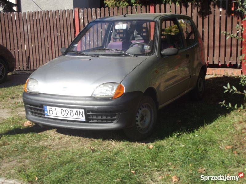 Fiat Seicento, 900cc, 1999, benzyna + gaz lpg Białystok - Sprzedajemy.pl