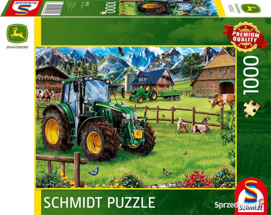 Puzzle John Deere 6120M u podnóża Alp - 1000 elementów Ruszków Drugi ...