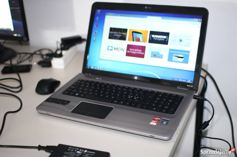 Piękny Duży Laptop HP Dv7 Nowa Seria AMD Dual Core P540 RAM Bydgoszcz ...