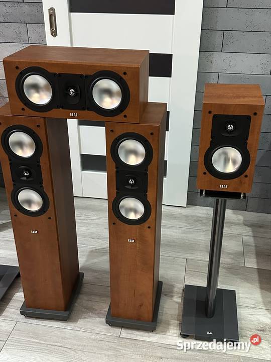 Głośniki kolumny subwoofer ELAC cały zestaw FS 108.2 BS 103.2 CC 101.2 ...