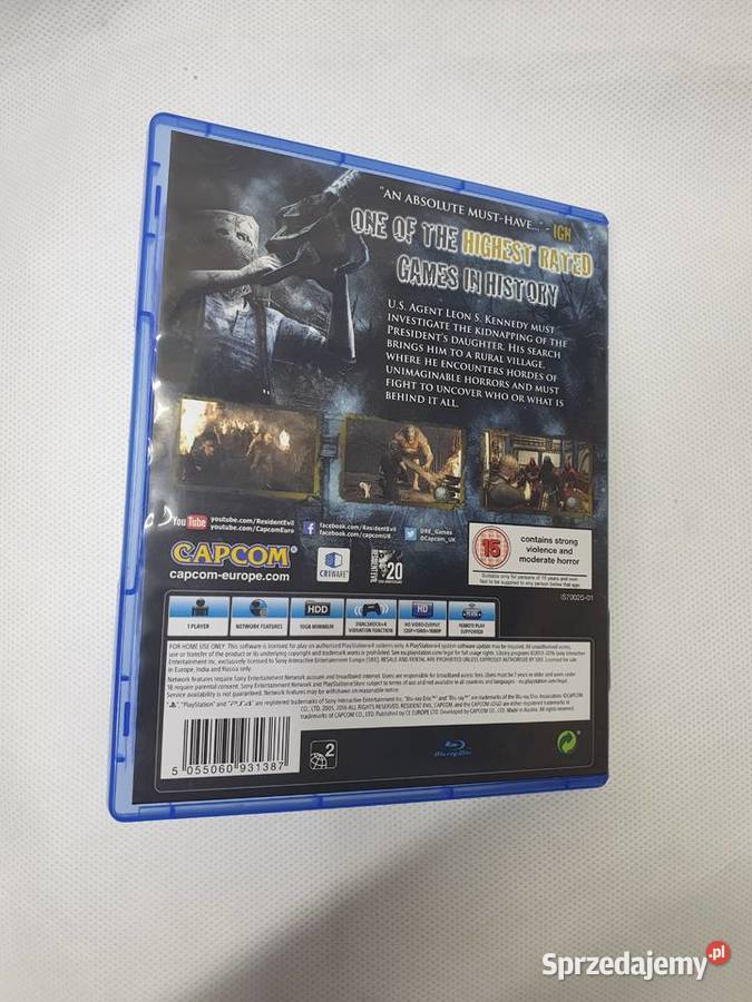 (SP) LOMBARDOMAT Gra PS4 Resident Evil 4 MM2 Giżycko - Sprzedajemy.pl