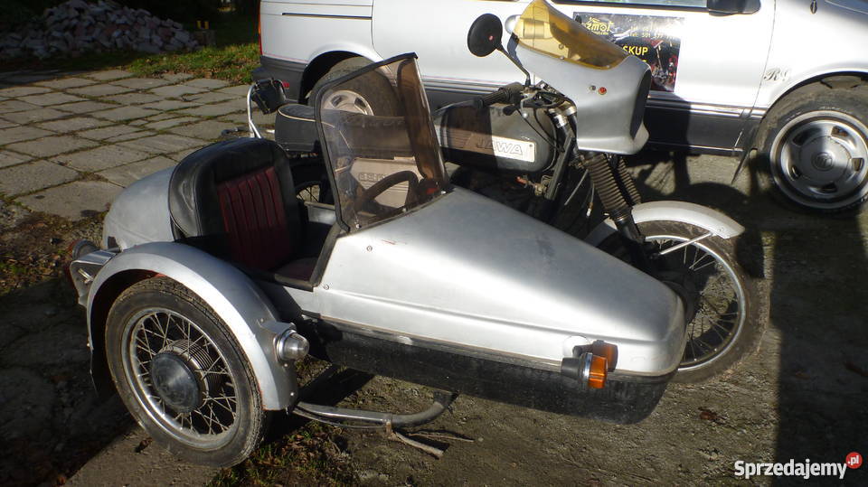 JAWA 350 DE LUX VELOREX 562 z wózkiem bocznym 350 TS 12V Sławkowice ...